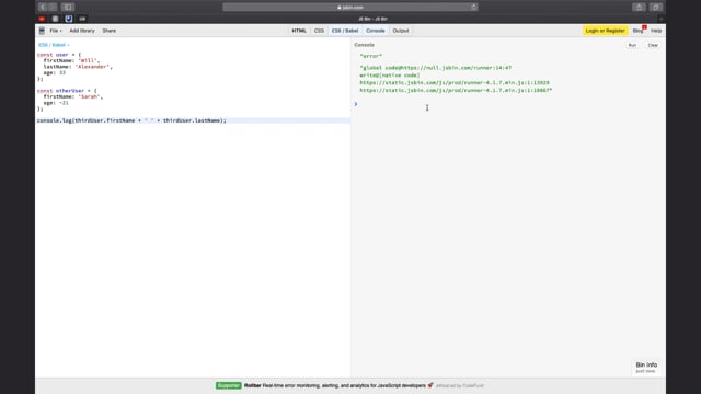 Manage errors and exceptions within your program - Learn Programming With JavaScript ...