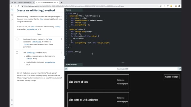 Take a closer look into methods: defining instance methods & fields ...