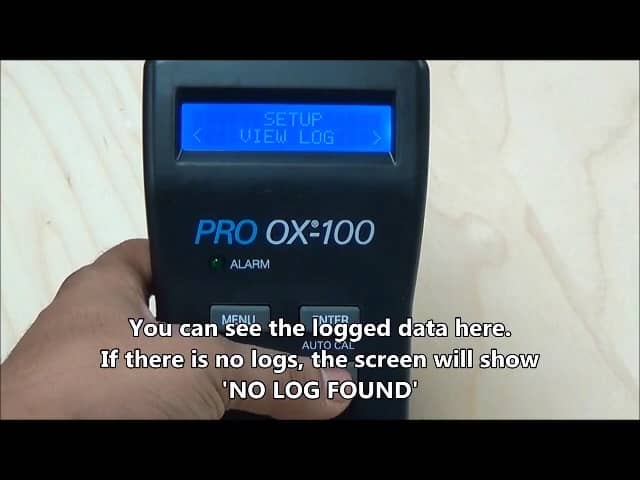 Handheld Oxygen Monitor (Pro OX100) — View and Erase Log on Vimeo