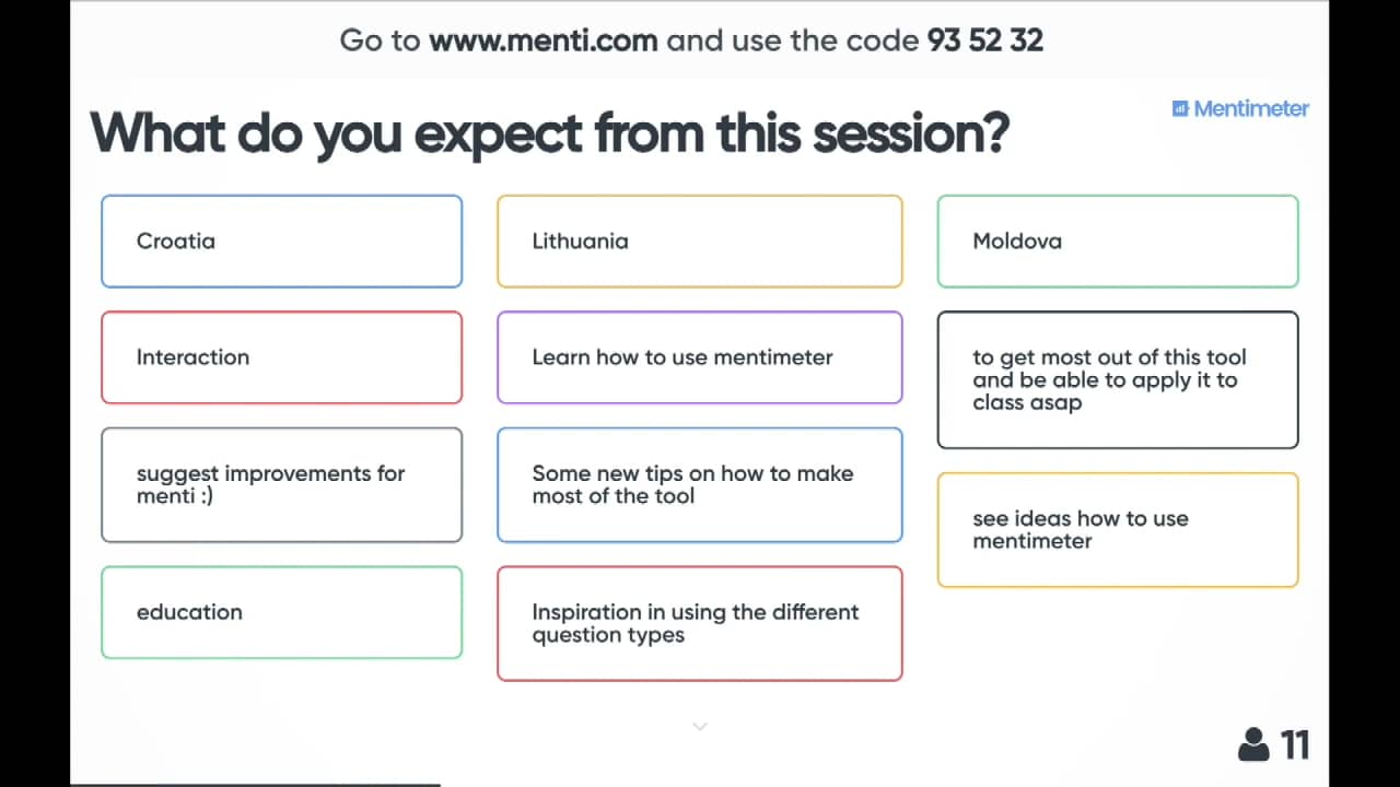 Online webinar: Mentimeter for the digital classroom (Recording) on Vimeo
