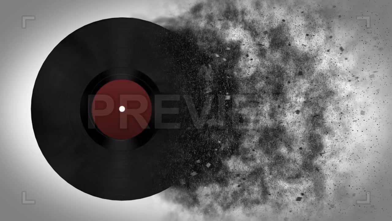 Vinyl Disc Explosion Stock Motion Graphics on Vimeo