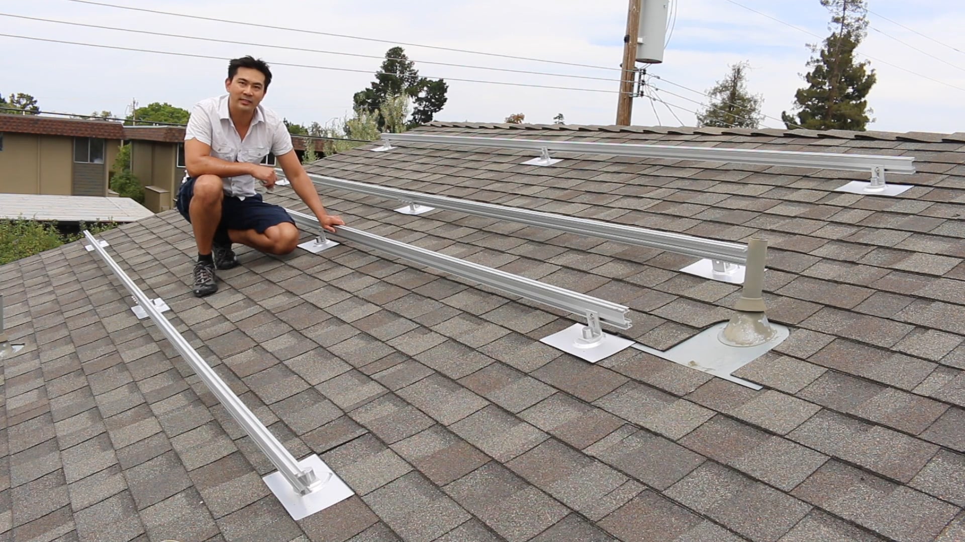 Legion Solar™ How to Install Roof Racking (Shingle/Tile/Metal) Gen3 on ...