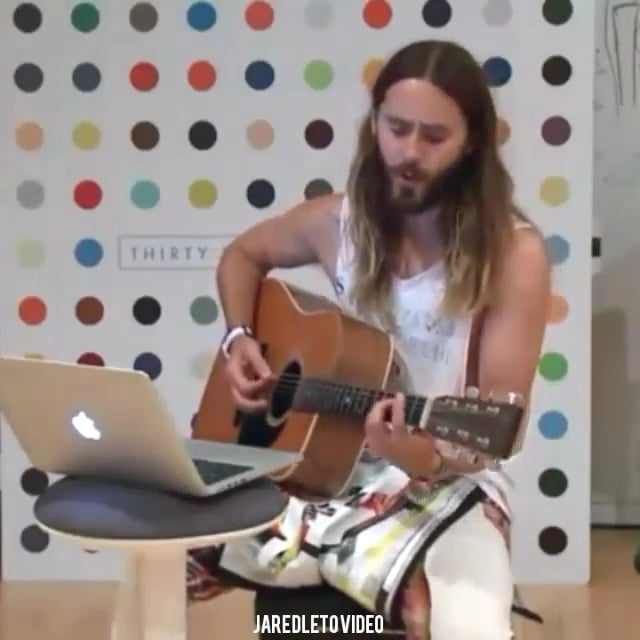 Jared Leto singing "For The Night" unreleased song. on Vimeo