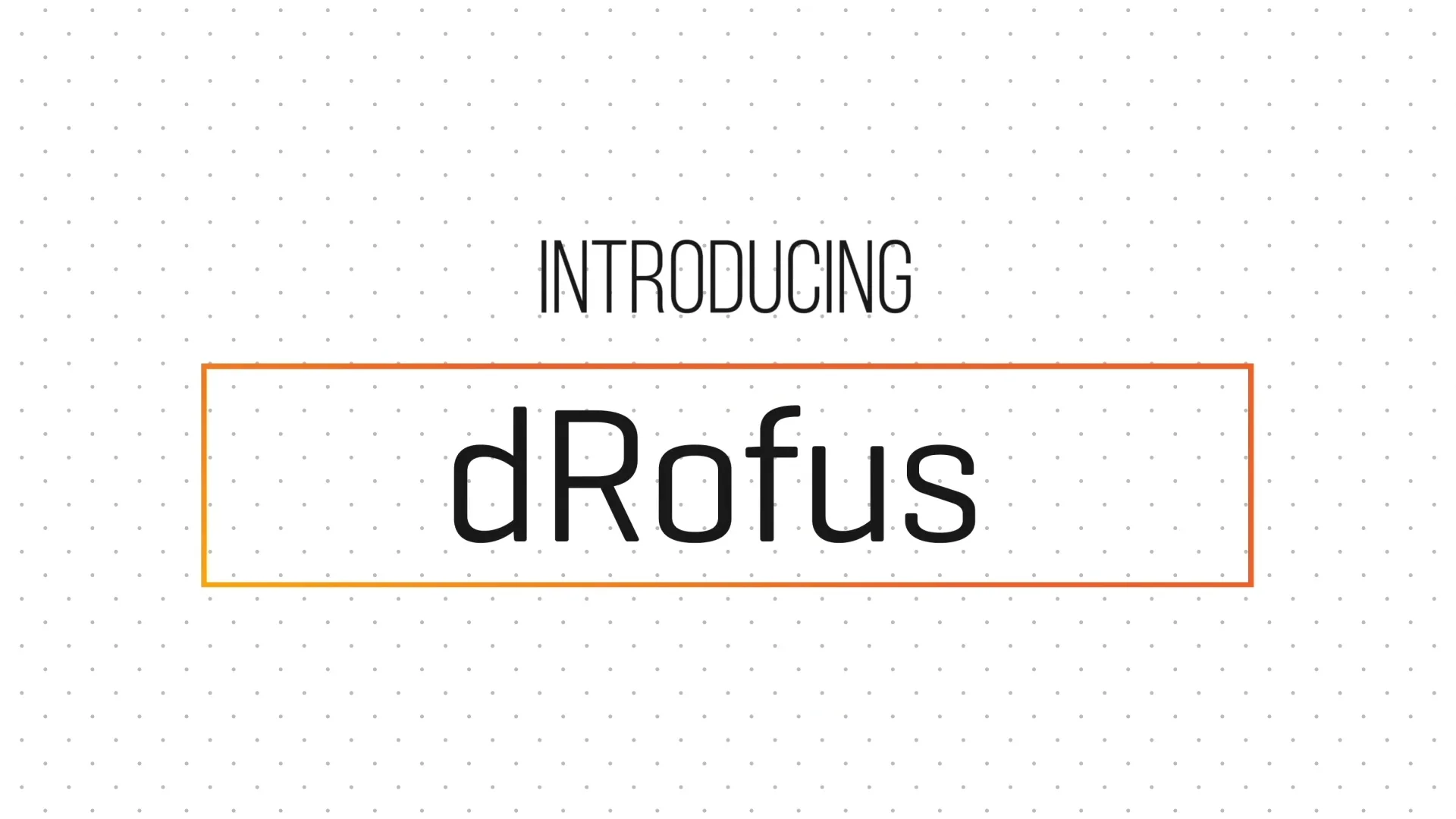 What is dRofus?