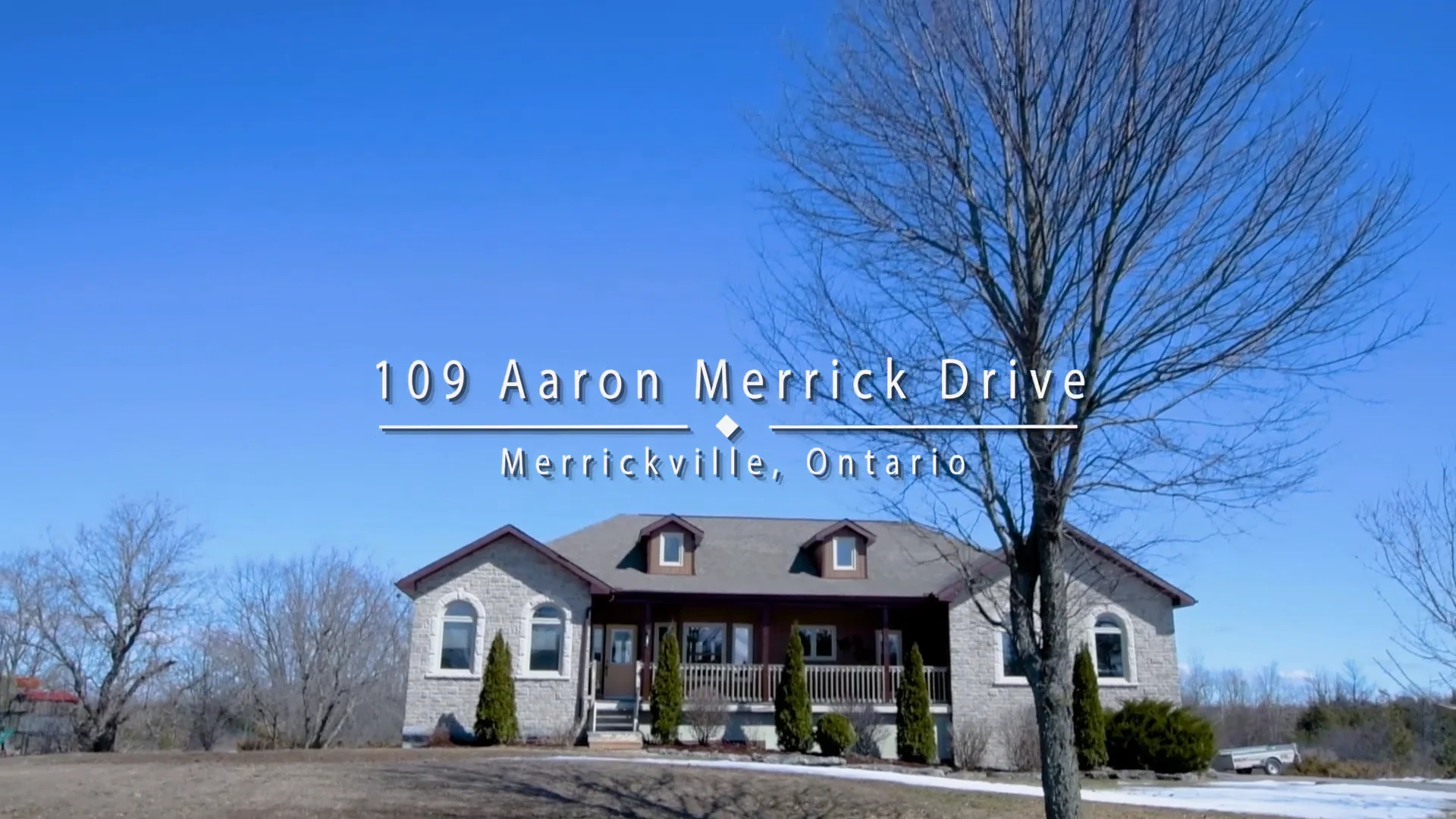 109 Aaron- Merrick Dr, Merrickville, ON- Three bedroom bungalow ...
