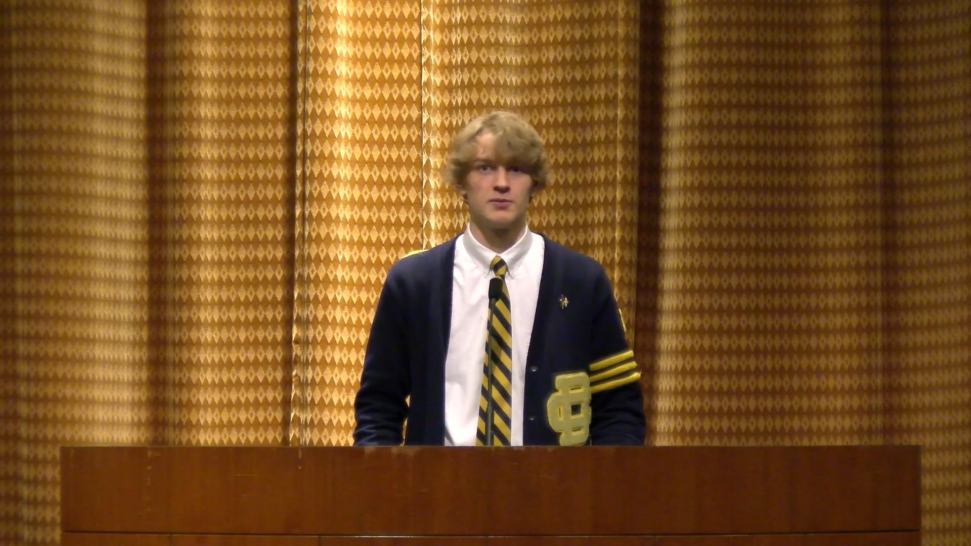 Sam Redman - Senior Speech on Vimeo
