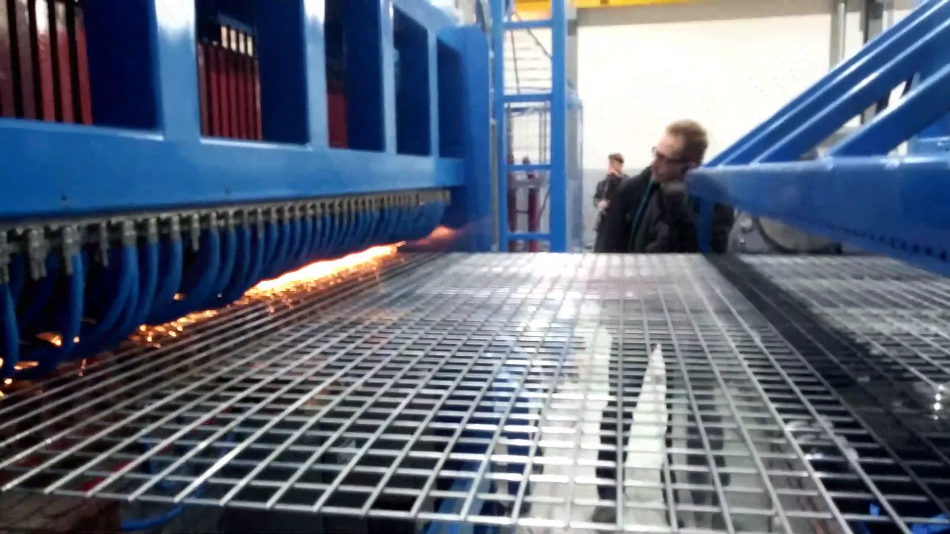 HIGH SPEED, WIRE MESH WELDING LINE FOR THE PRODUCTION OF MESH IN ROLLS ...