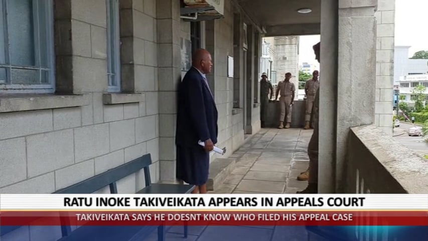 Ratu Inoke Takiveikata appears in Appeals court on Vimeo