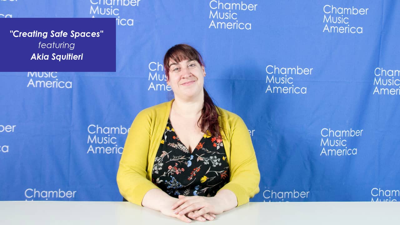 Chamber Music America's first Tuesdays featuring Akia Squitieri on Vimeo
