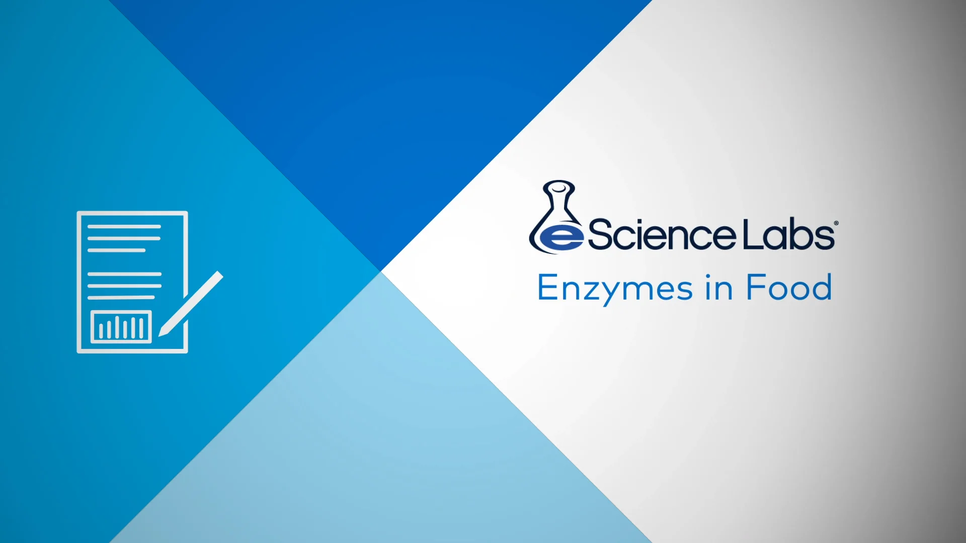 Enzymes in Food in eScience Labs Introductory Biology on Vimeo