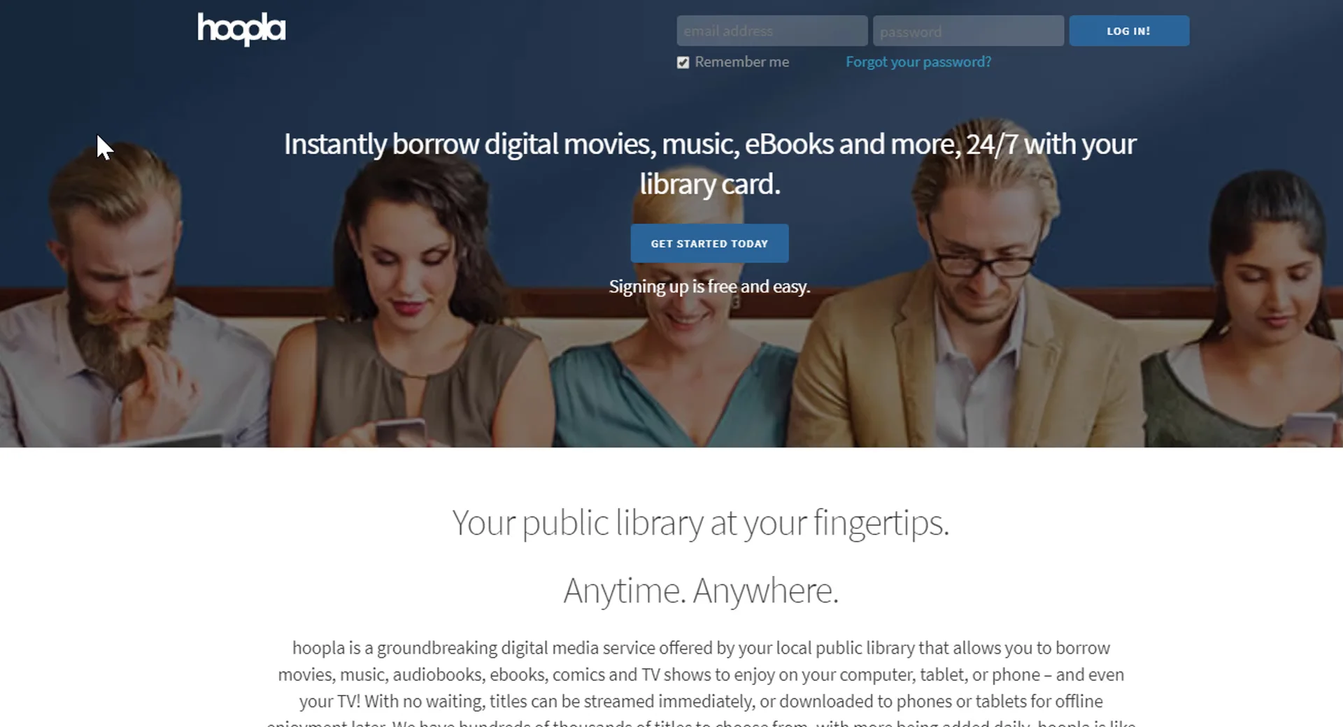 Learn how easy it is to sign up for hoopla with your library card by ...