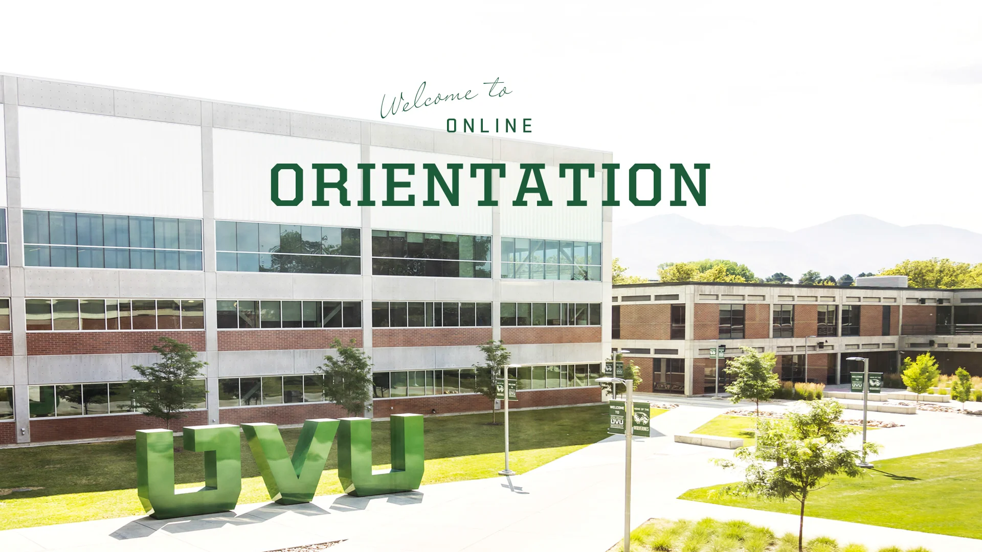 UVU: Welcome to Online Orientation