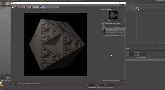 Create a fractal object - Tutorials - Blog - C4Dzone