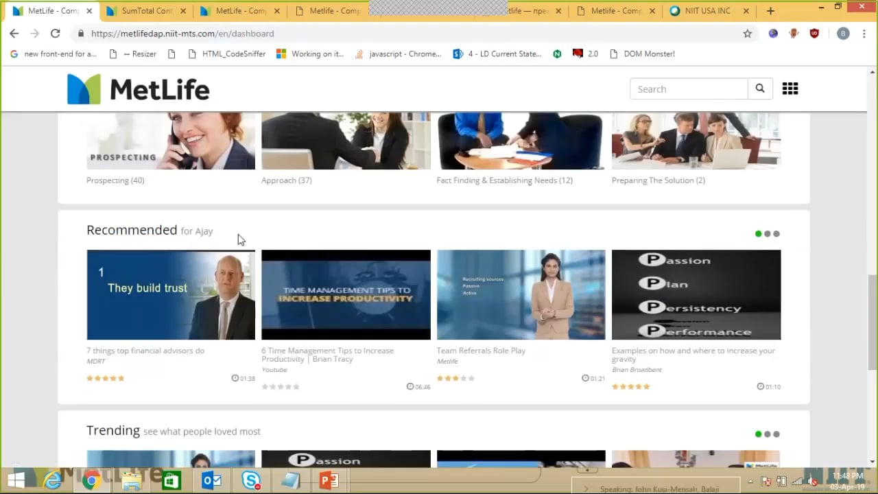 MetLife Distribution Academy Demonstration on Vimeo