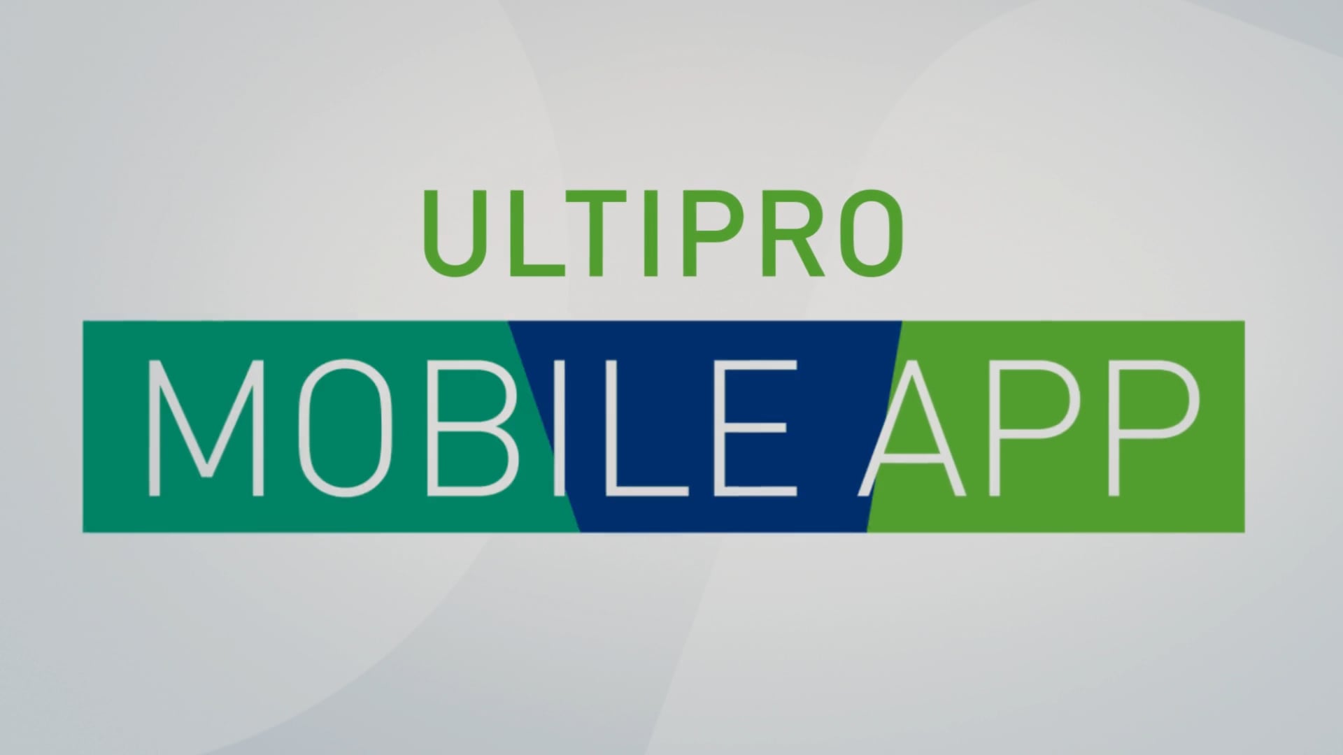 UltiPro Mobile App on Vimeo