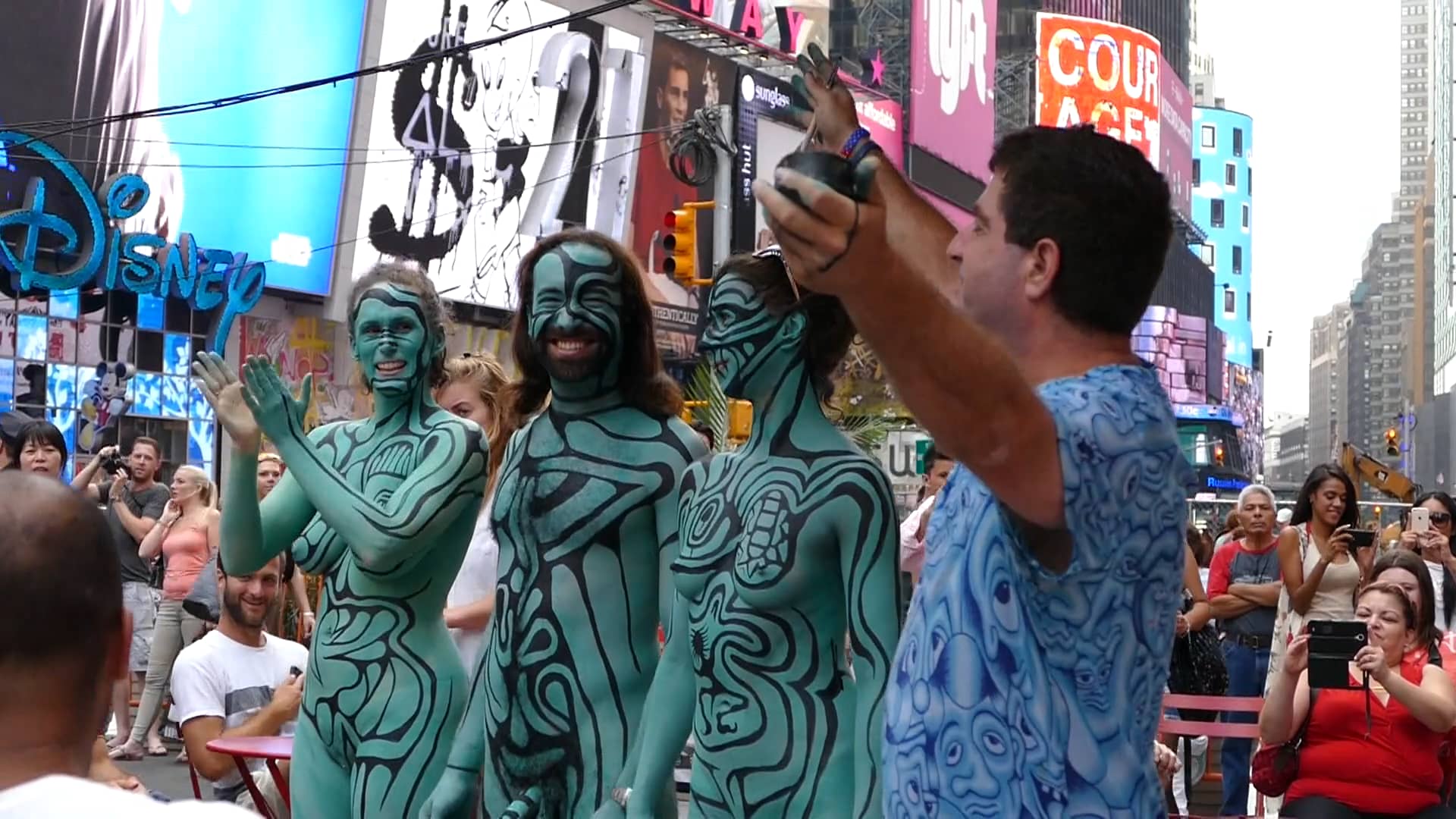 TIMES SQURE BODY PAINTING #4 on Vimeo