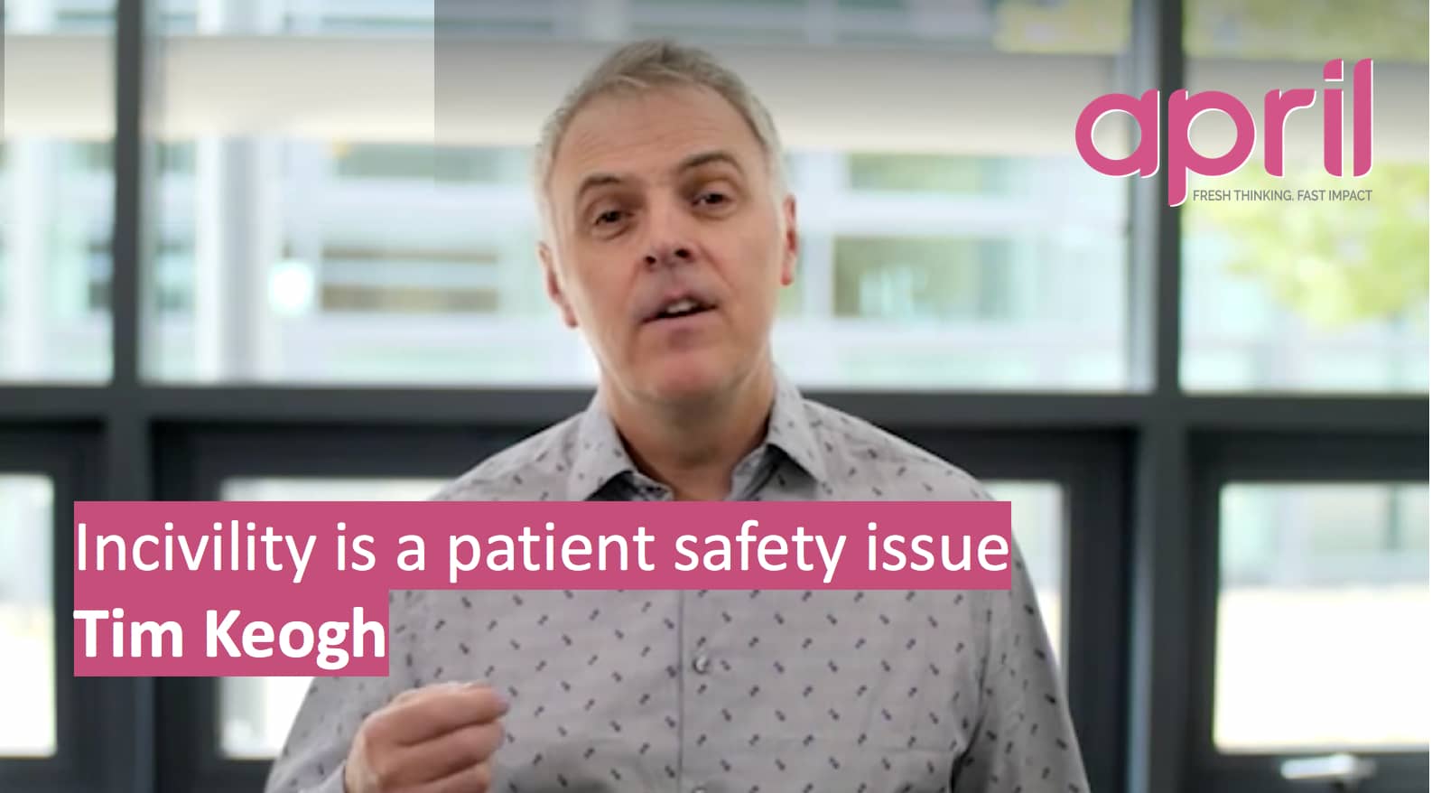 Tim Keogh on incivility at work on Vimeo