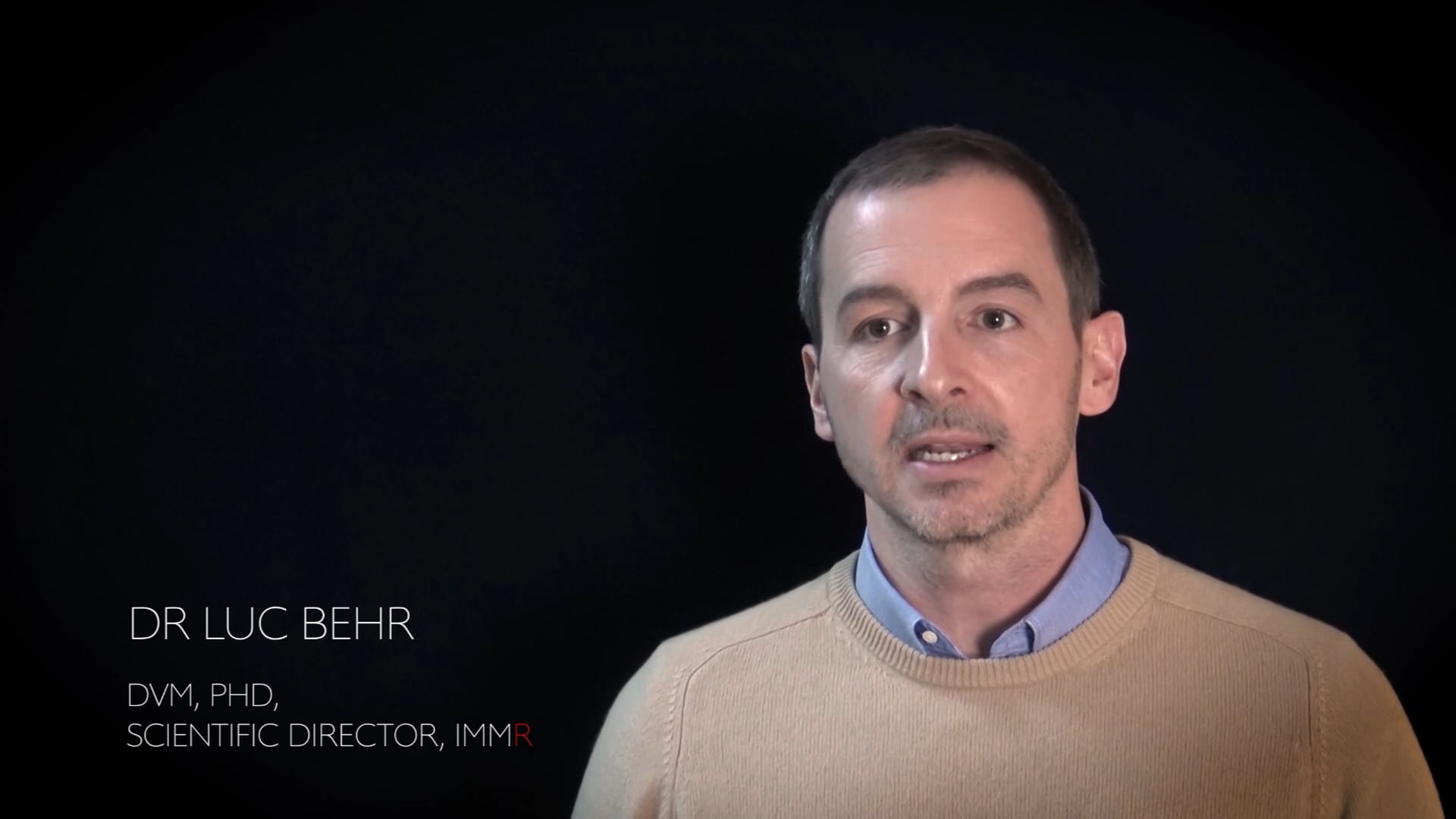 One minute with the expert - DR Luc BEHR on Vimeo