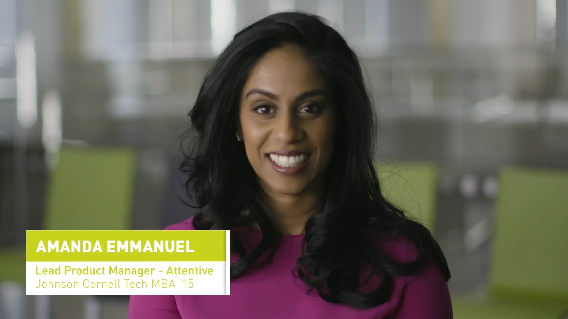 Cornell Tech - Cornell Tech Alumni: Amanda Emmanuel [Final for Approval ...