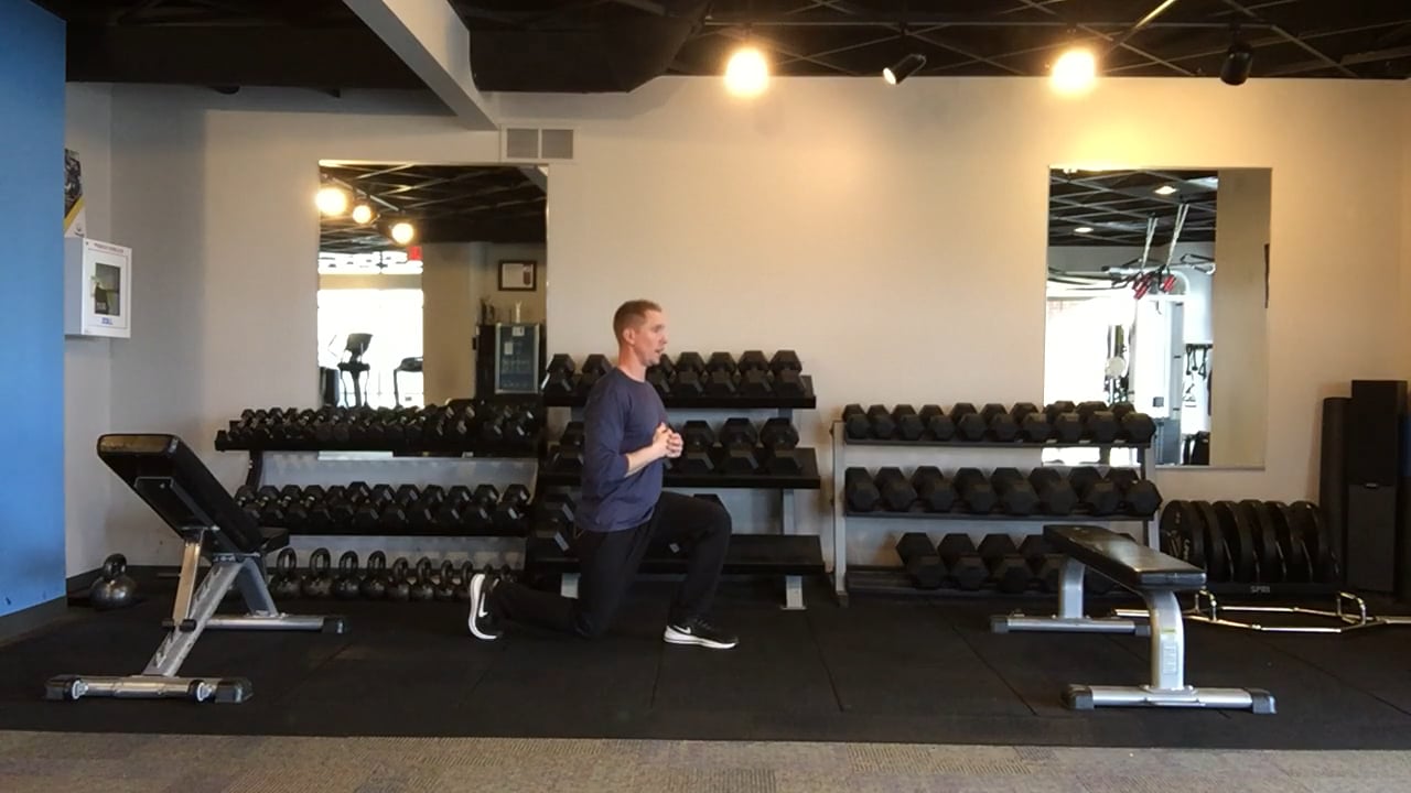 Bodyweight stationary lunge on Vimeo