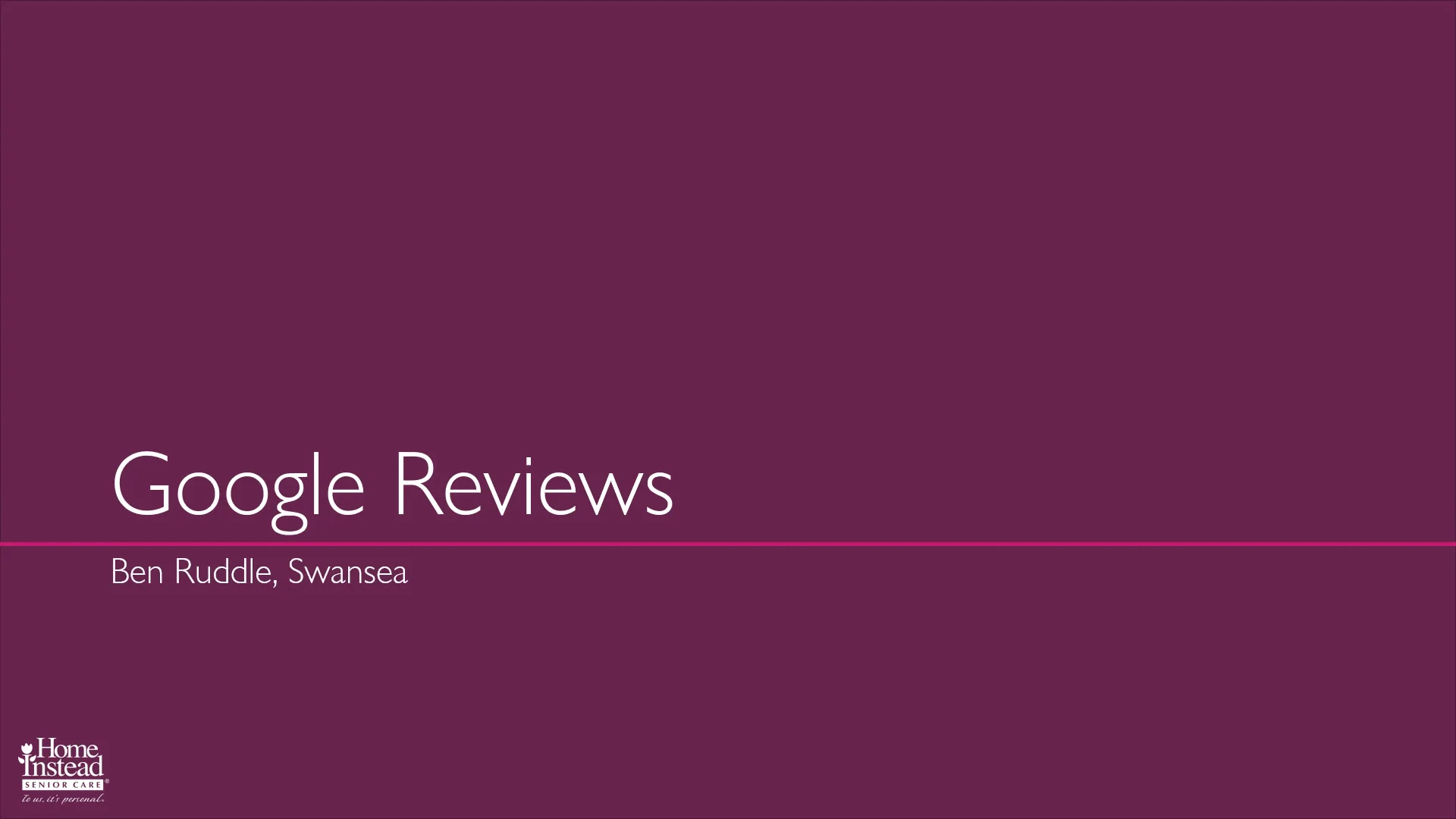 Google Reviews - Ben Ruddle on Vimeo