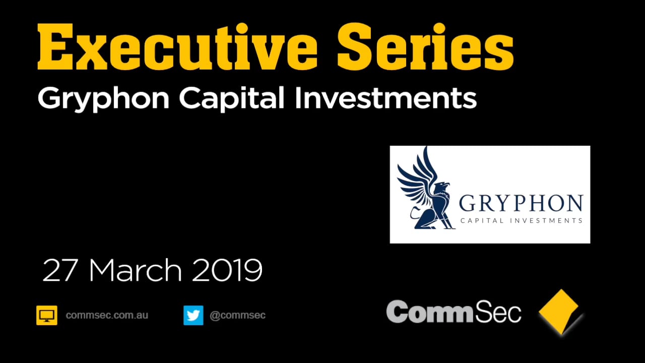 Gryphon Capital Investments featured on CommSec Executive Series on Vimeo