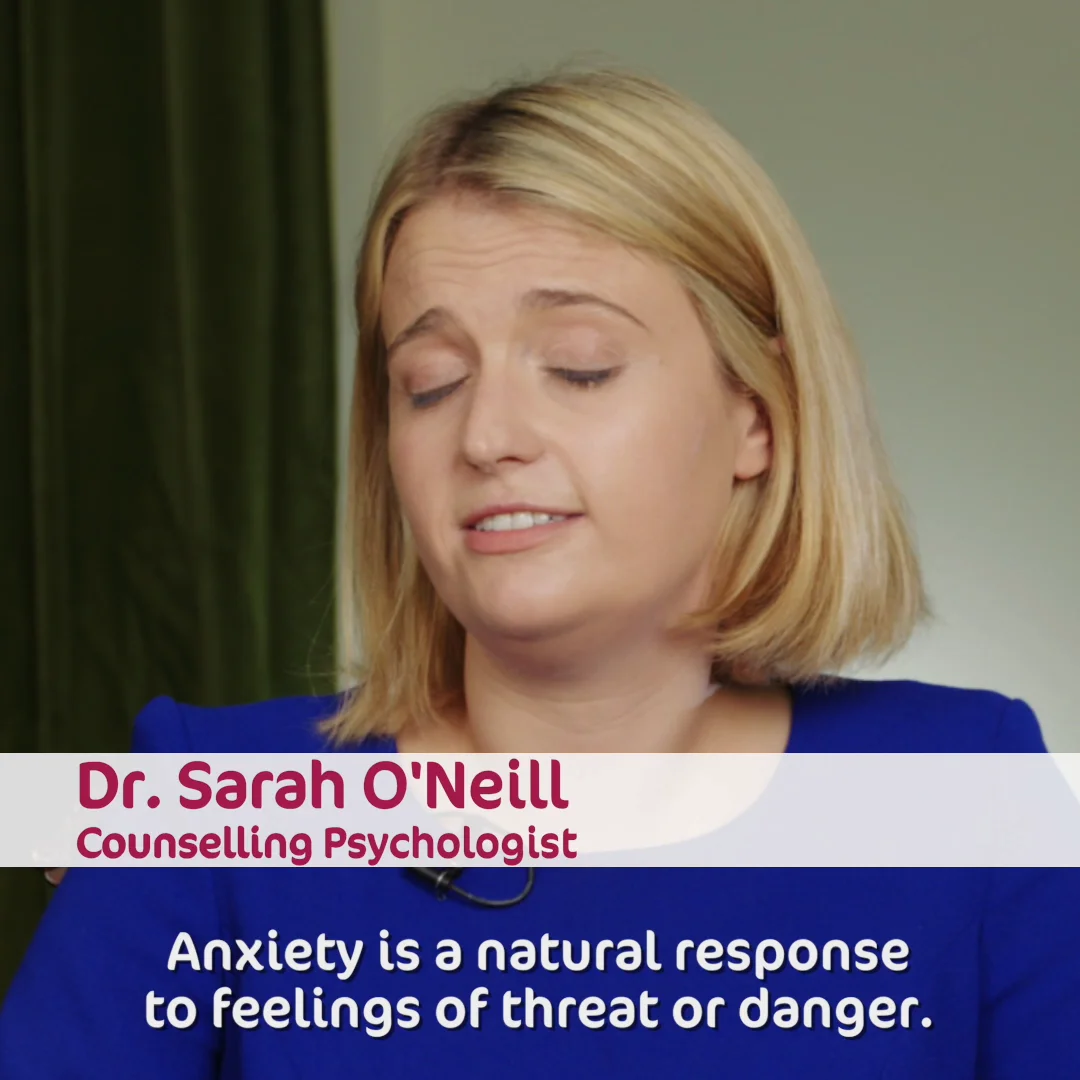 How to Manage Anxiety - Dr Sarah O'Neill on Vimeo