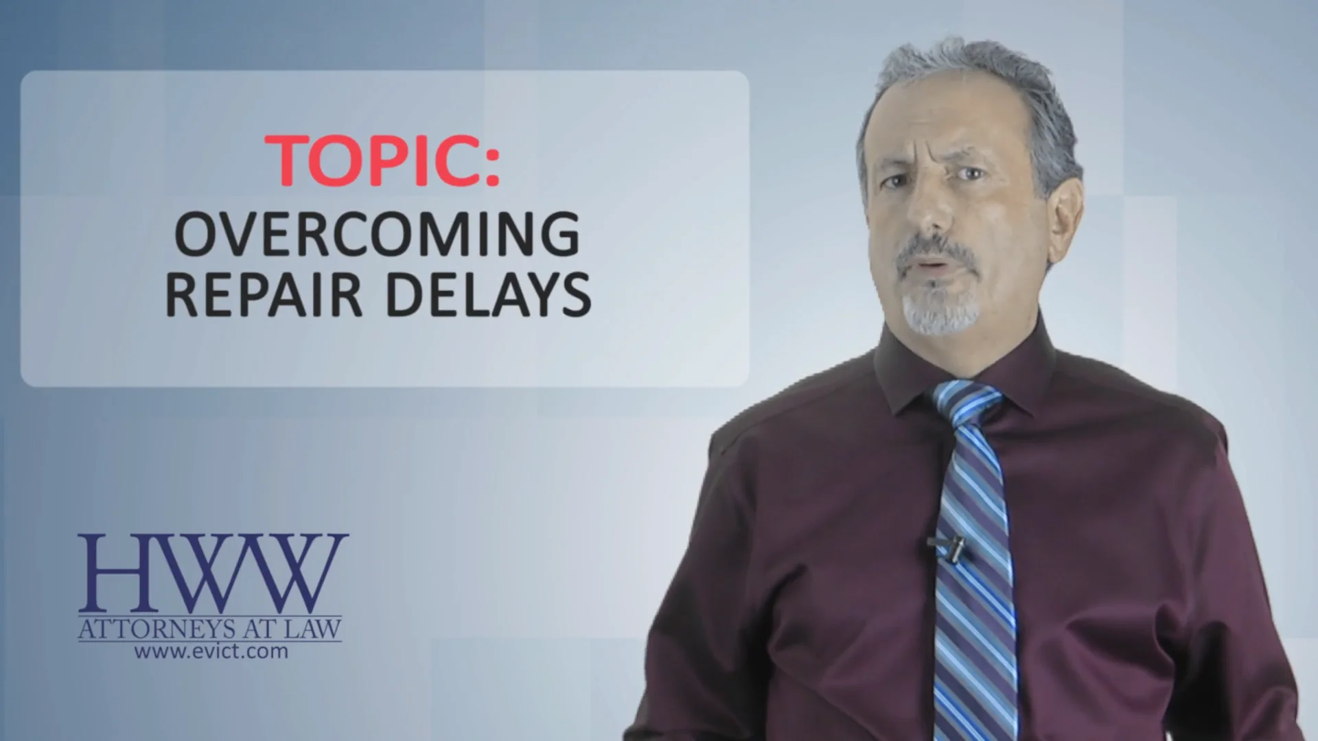 30 OVERCOMING REPAIR DELAYS DUE TO PARTS ON ORDER