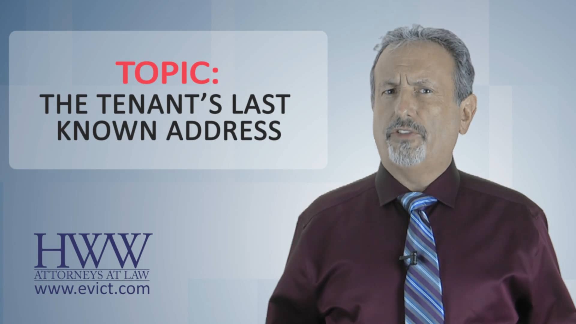 64 THE TENANTS LAST KNOWN ADDRESS on Vimeo