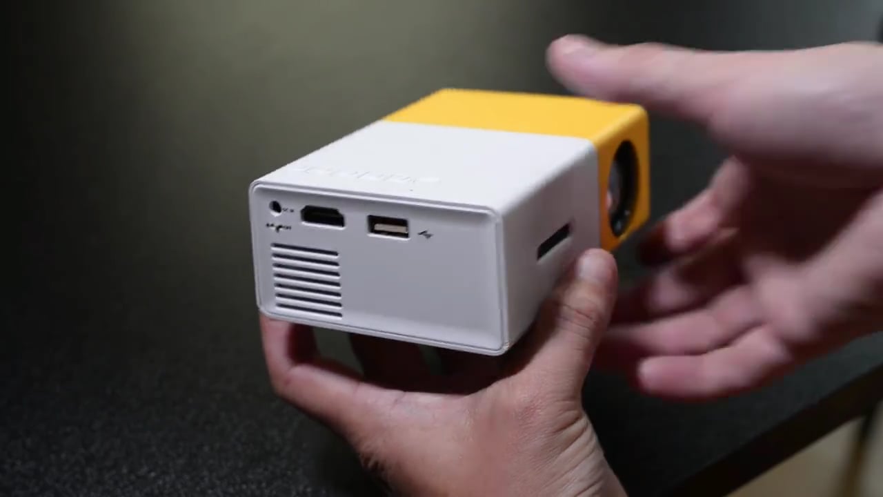 Coolux YG300 YG-300 Mini LED Projector - Travel Friendly on Vimeo