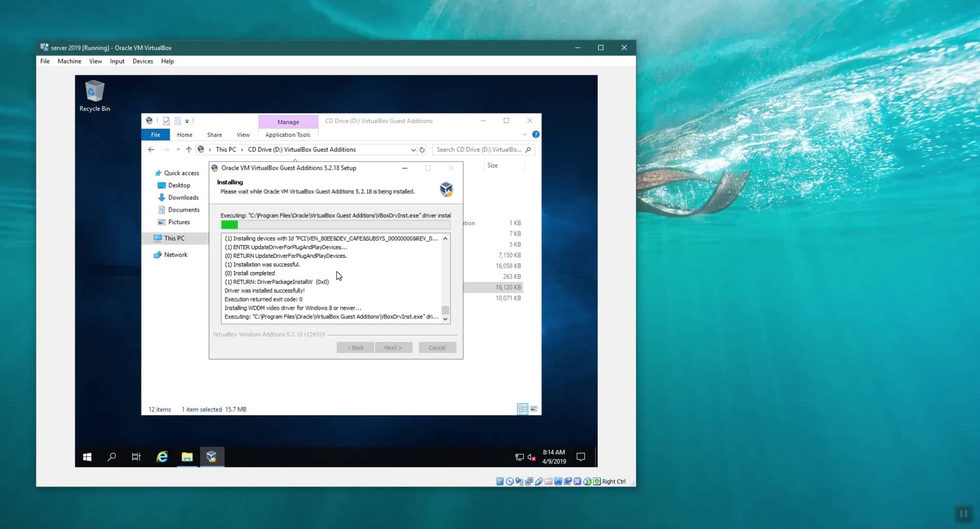 How to Make MS Windows Server 2019 Full Screen Resolutions in Virtual ...