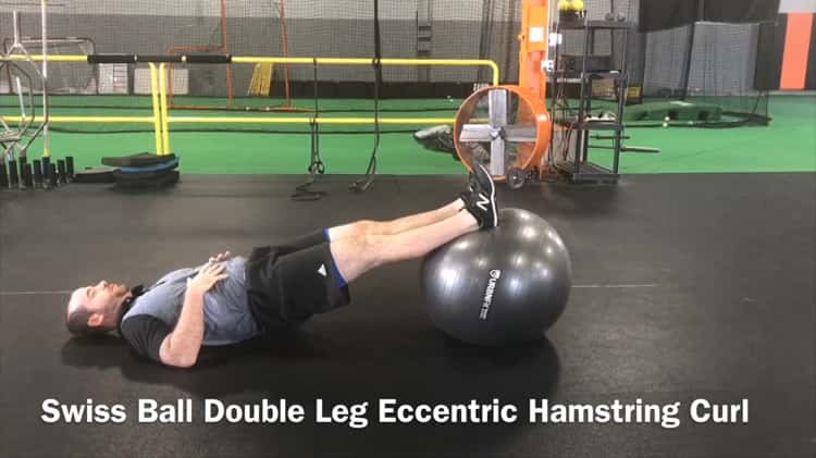 Swiss Ball Hamstring Curls