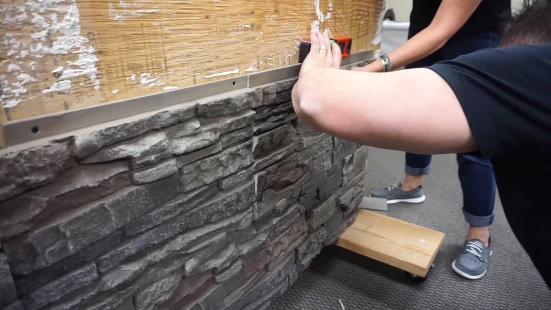 Measuring for Accurate Cuts - Stacked Stone | GenStone Installation on ...