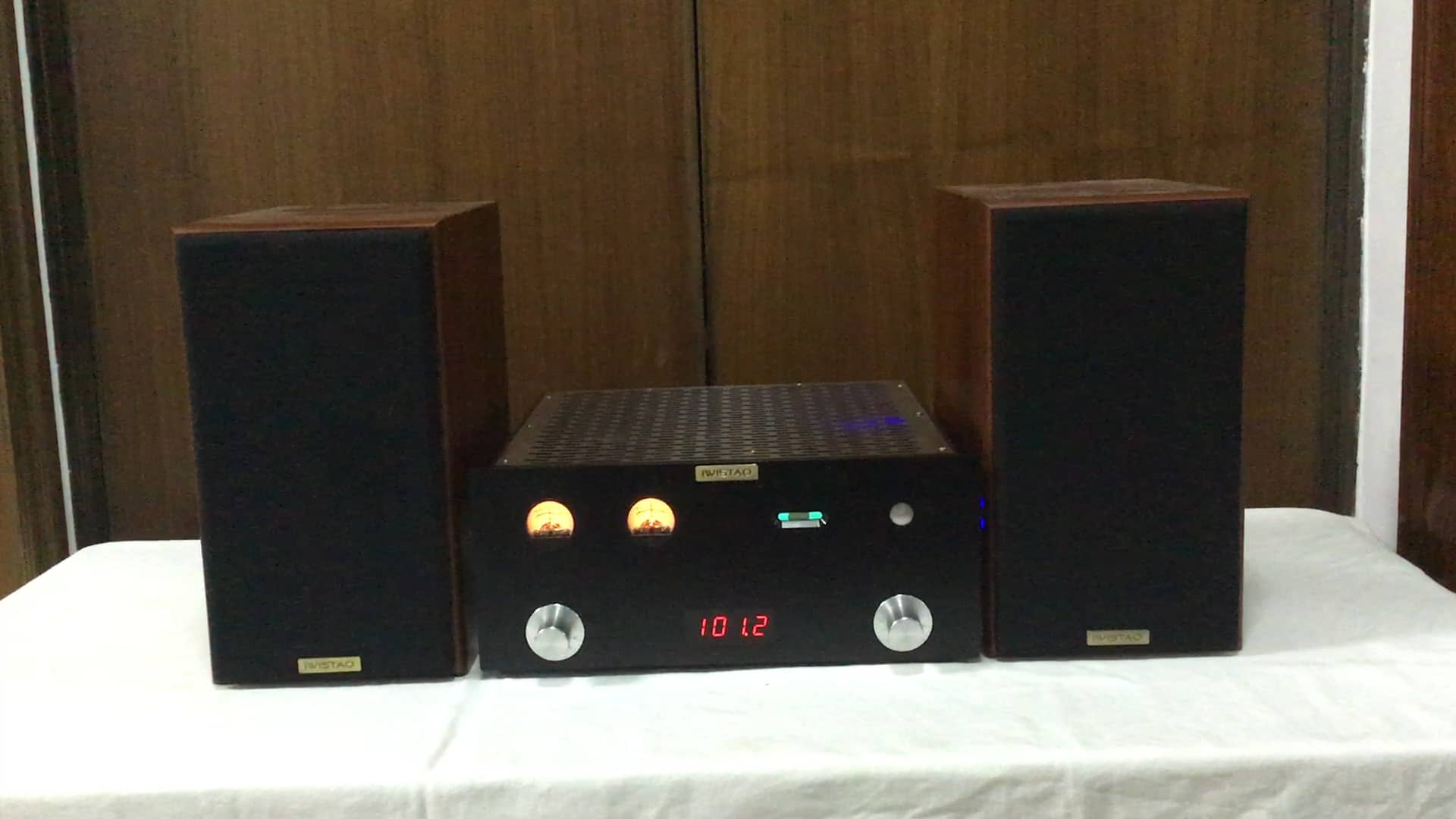 IWISTAO Tube FM Stereo Radio Built-in Power Amp 6P1 Whole Aluminum ...