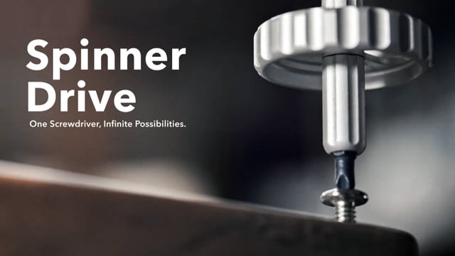 The Spinner Drive Screwdriver Has a Spinner Wheel for More Torque
