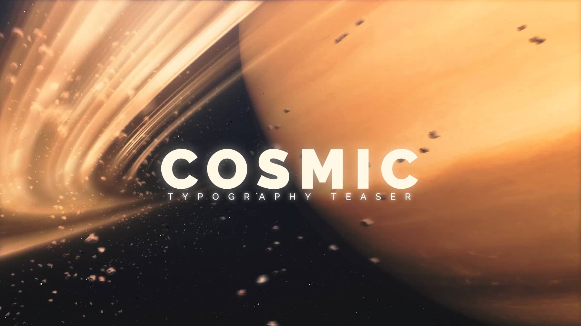 Cosmic Typography Teaser on Vimeo