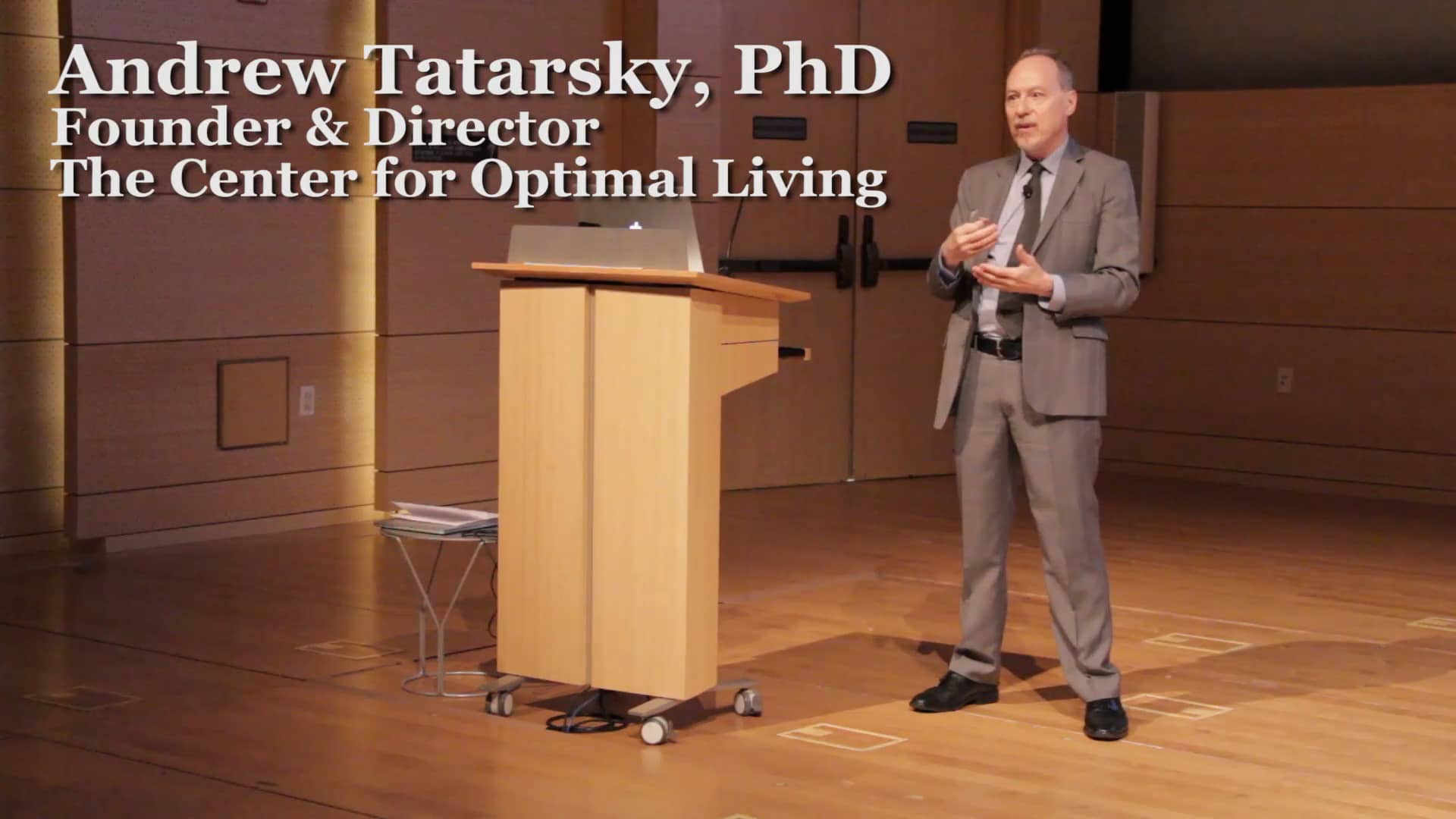 What's wrong with our system? Dr. Tatarsky speaks on models and the ...