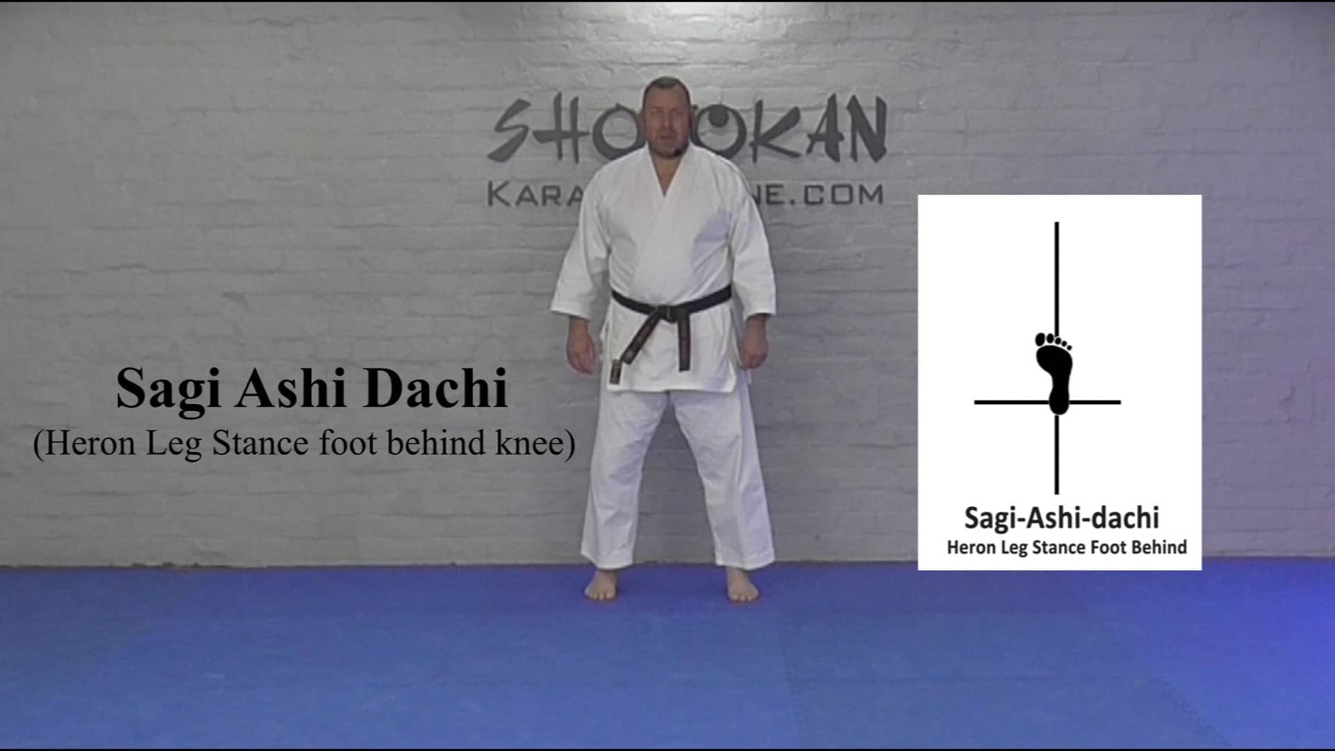 Sagi Ashi Dachi Shotokan Karate Stances on Vimeo