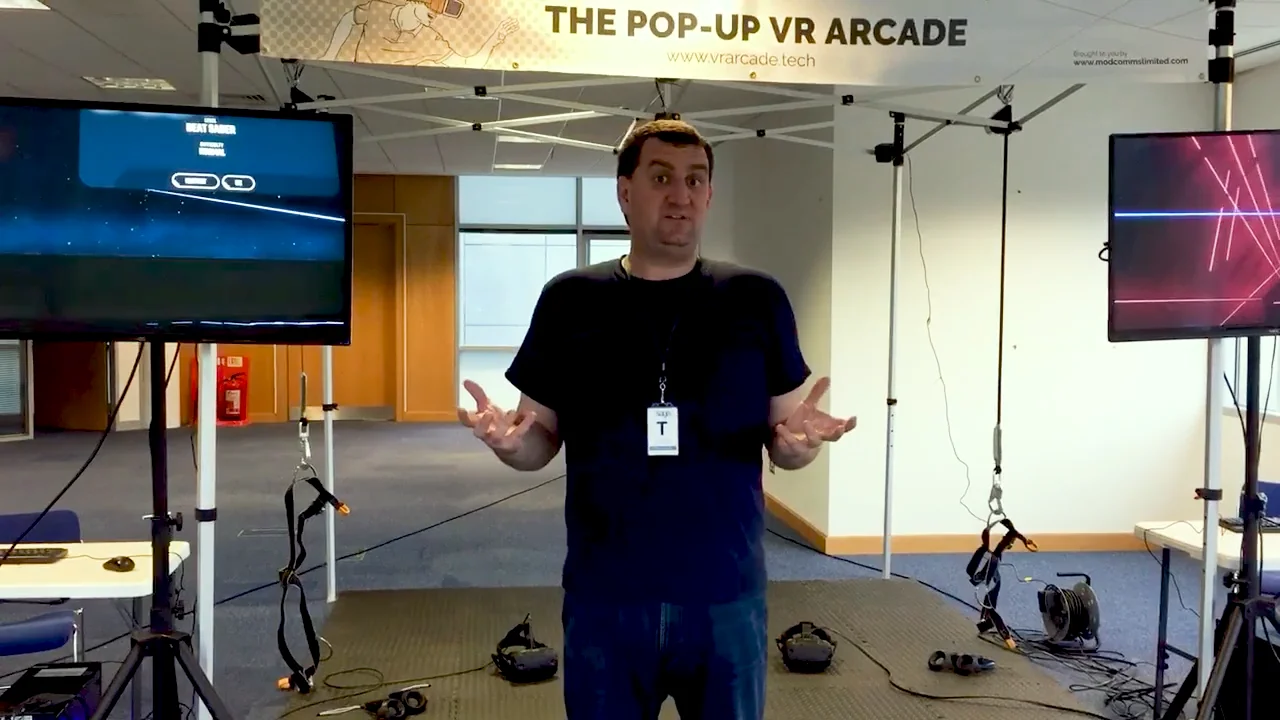 Pop Up VR Arcade Concept by ModComms on Vimeo