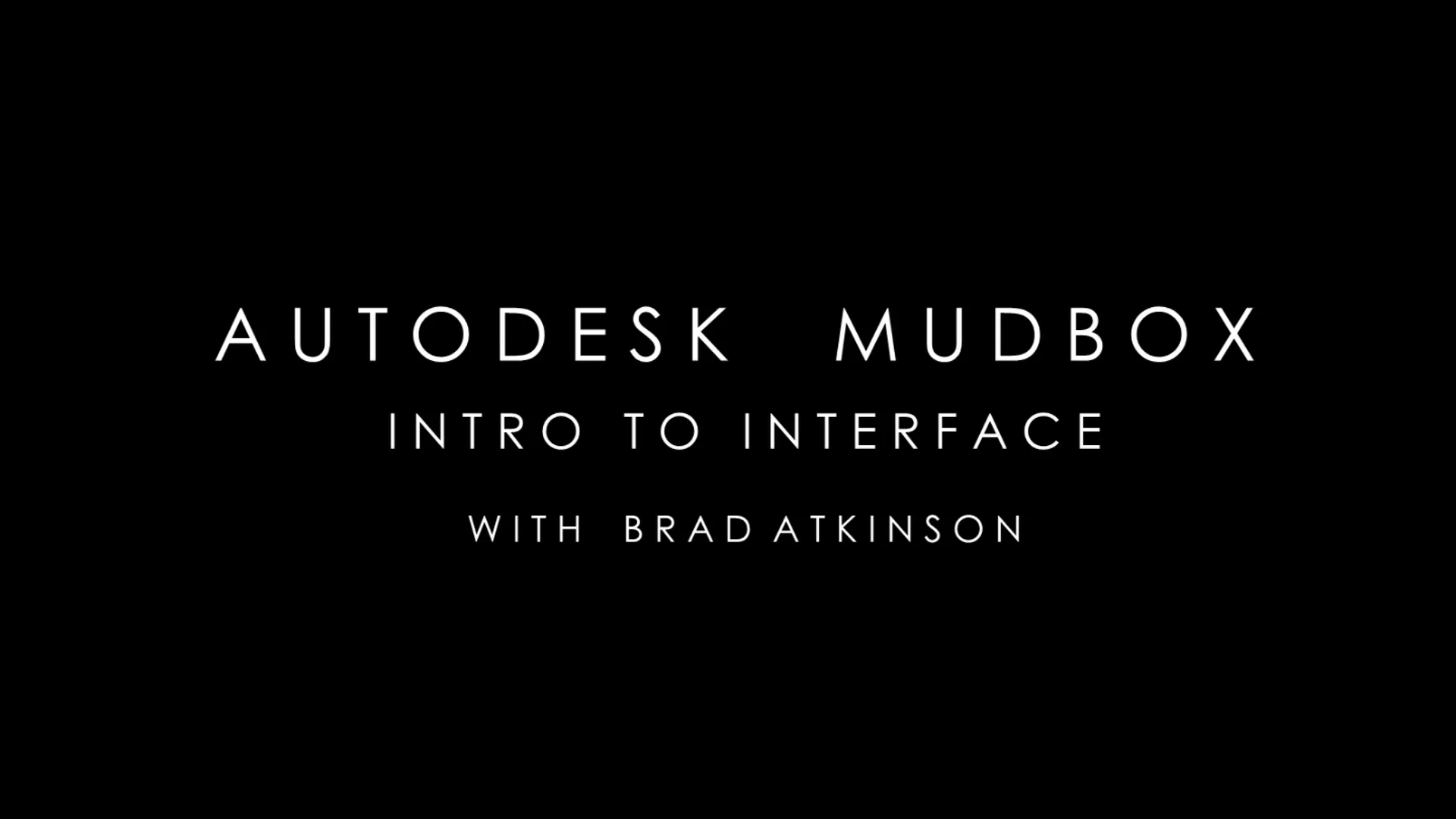 Autodesk Mudbox 1; Introduction to the Interface on Vimeo