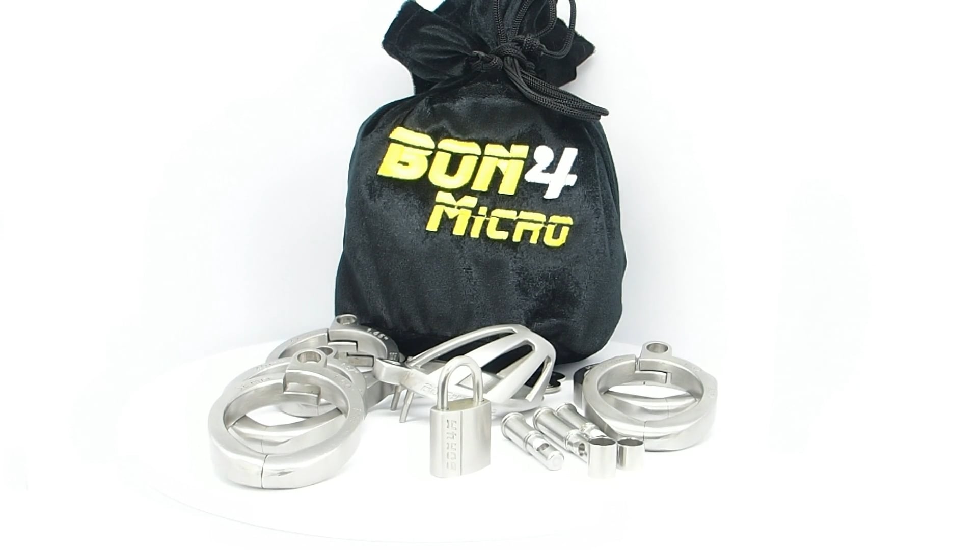 BON4Micro Xsmall Stainless Steel Chastity Cage Instruction Movie on Vimeo