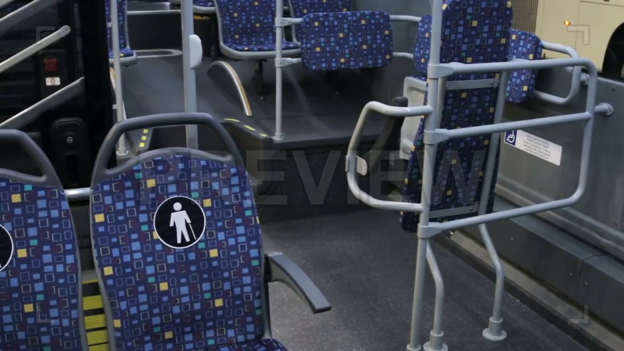 PWD Seats In Bus Stock Video on Vimeo