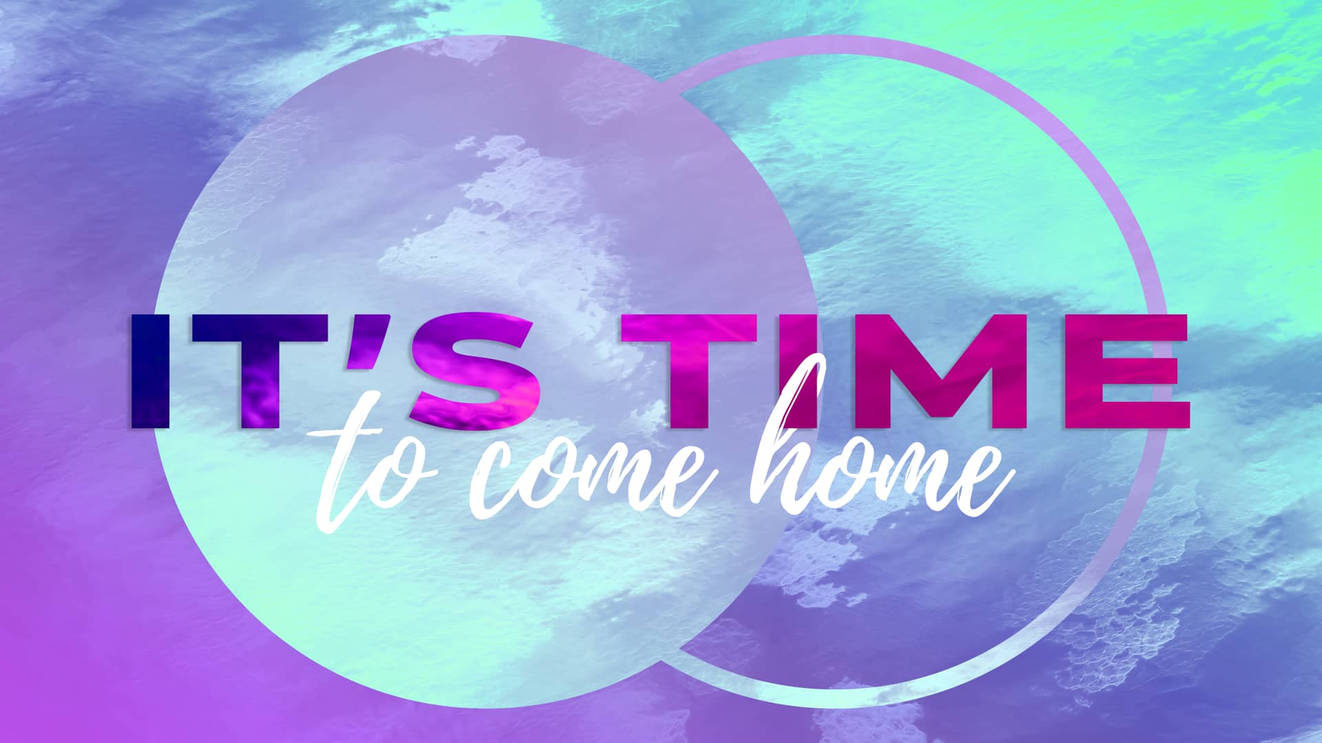 It's Time - to come home on Vimeo