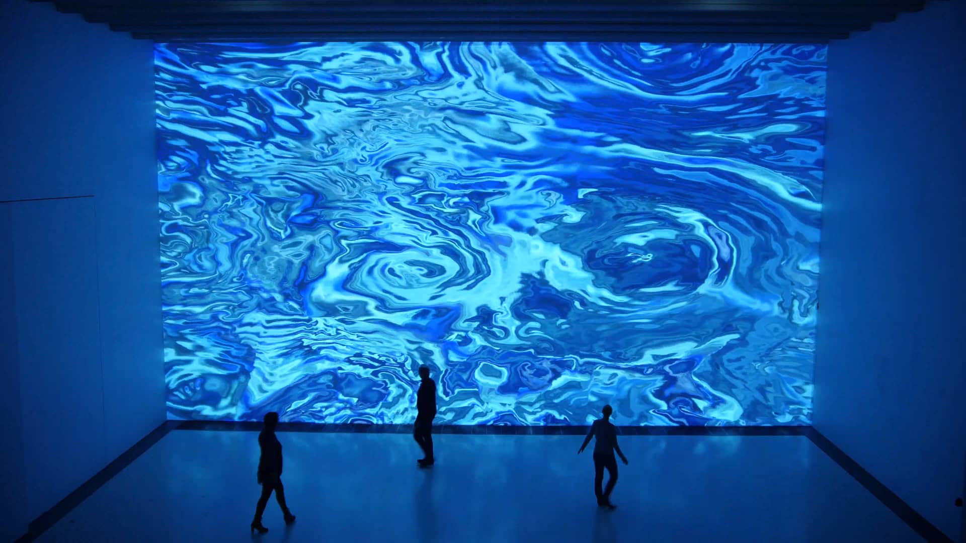 Miguel CHEVALIER "Pixels Noir Lumière 2019" Musée Soulages, Rodez ...