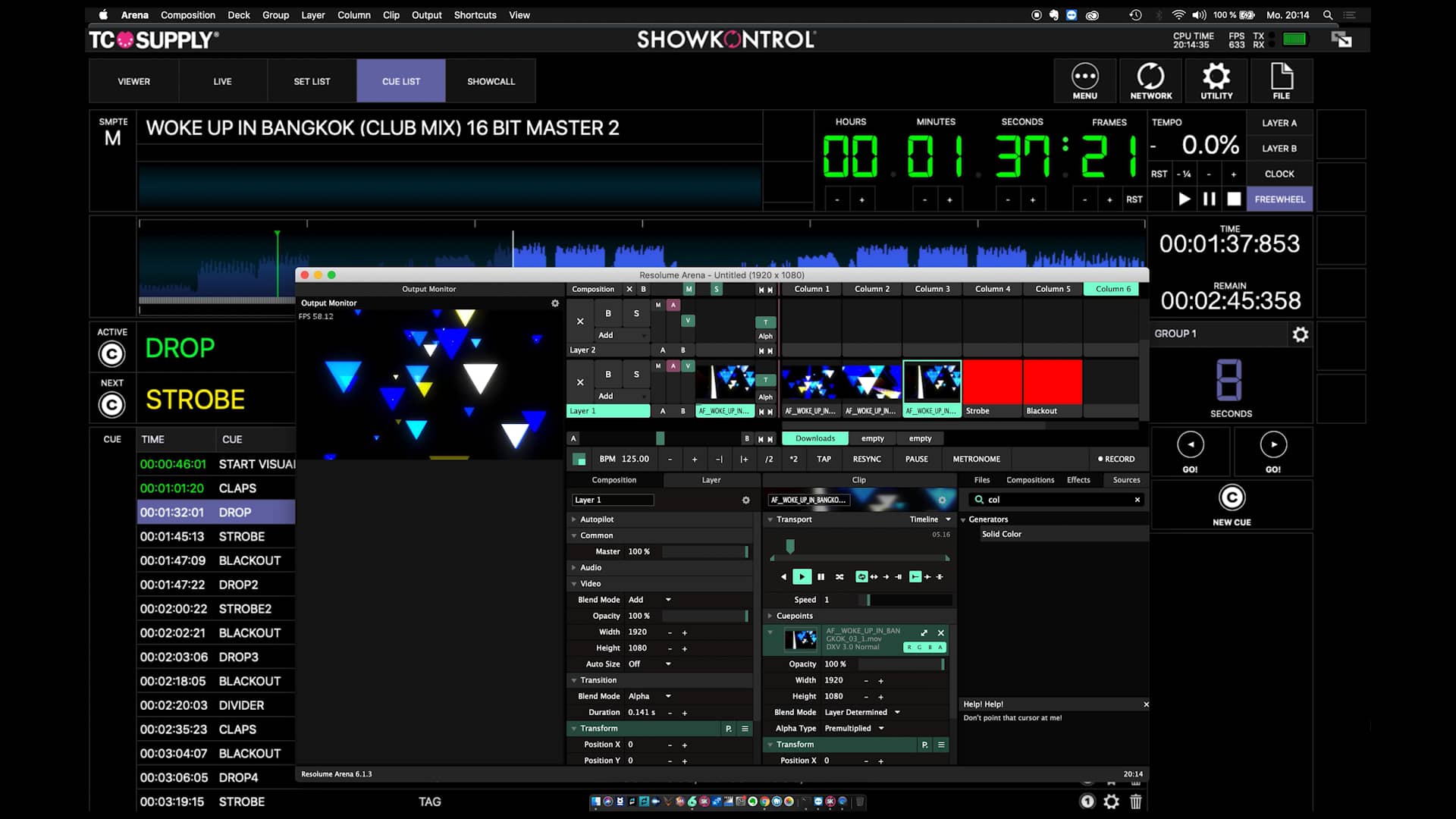 Showkontrol and Resolume on Vimeo