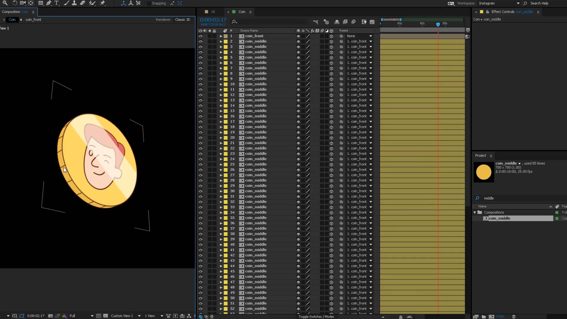 Quick Tip-After Effects- 3D Coin on Vimeo