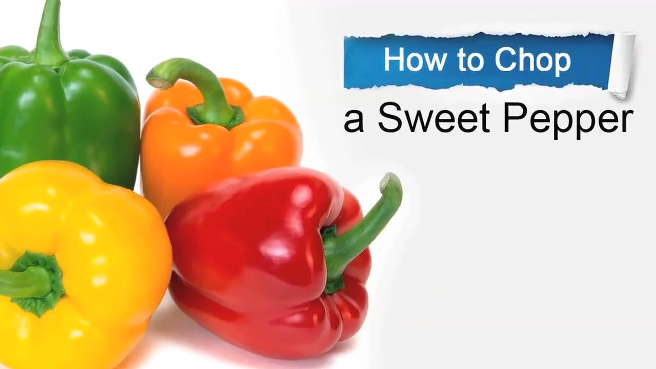 How to Chop a Sweet Pepper on Vimeo