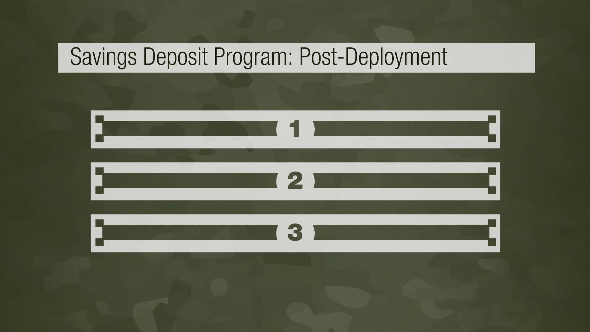 15_04_ARMY-The Savings Deposit Program Post-Deployment_v5 on Vimeo