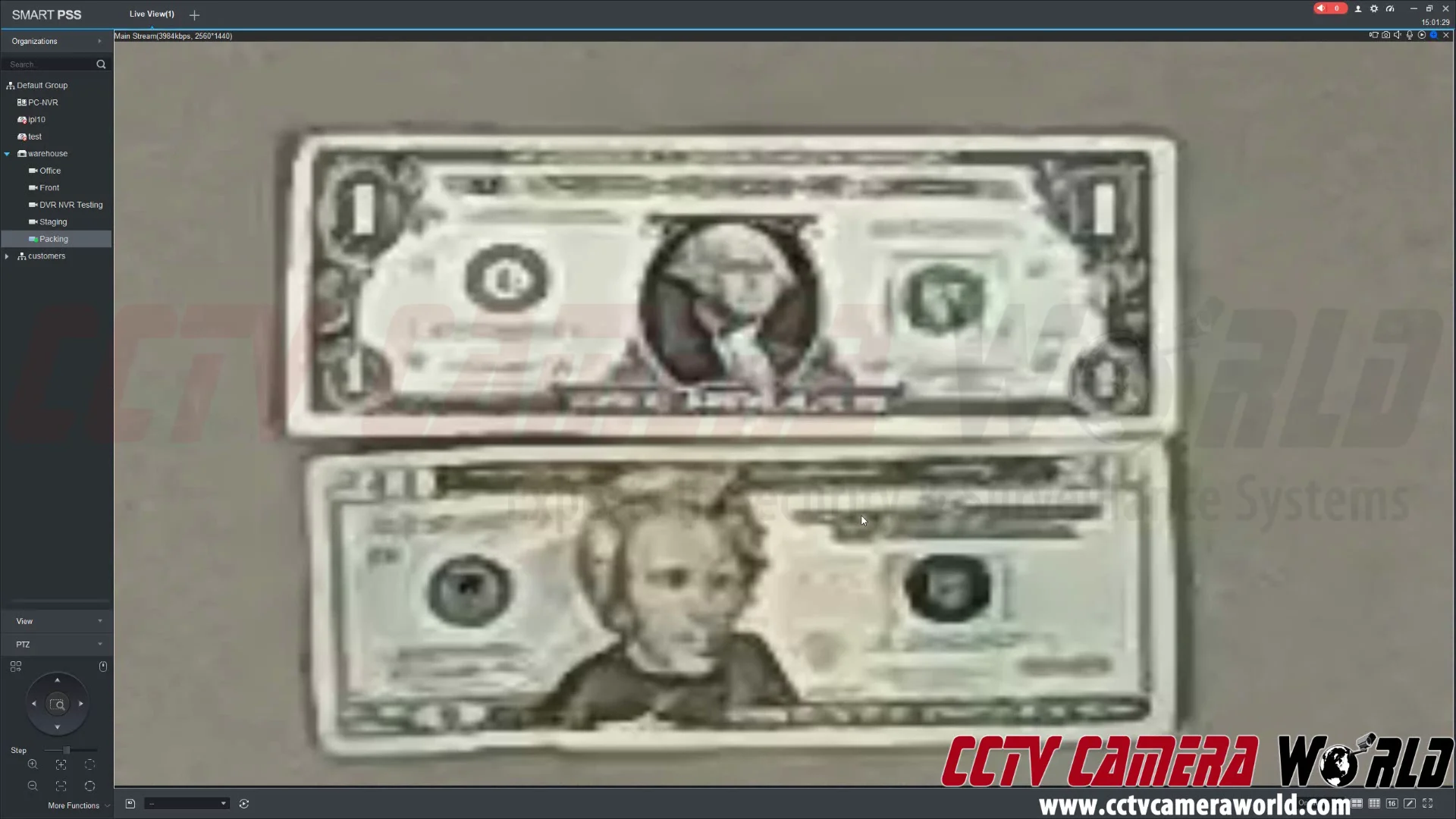 Using Security Cameras for Cash Registers