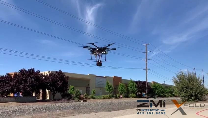 xFold Dragon x6 Hybrid with 20 pounds payload on Vimeo